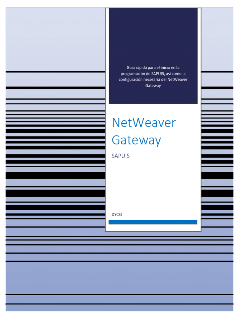 Guia SAPUI5-GatewayV2 | PDF | Software de la aplicacion | Script Java