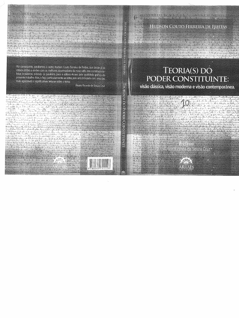 1 - IMPORTANTE - FREITAS - Teorias-Do-Poder-Constituinte | PDF