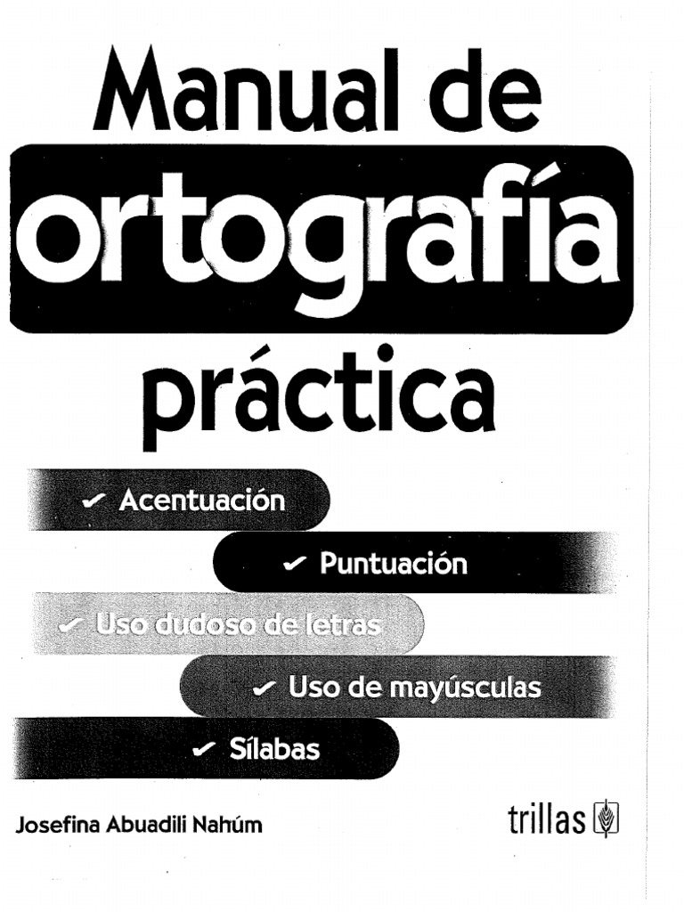 Manual de Ortografia Practica | PDF