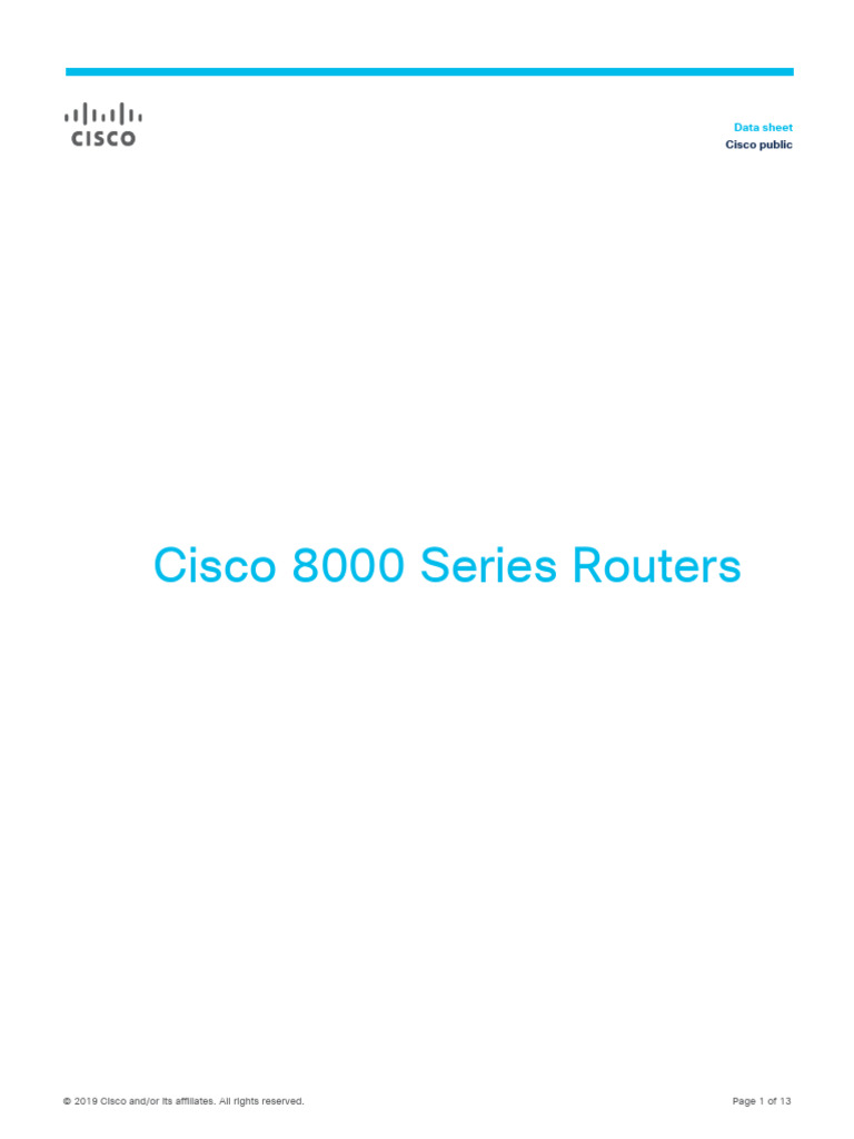 Datasheet 8000 Sys | Download Free PDF | Computer Network | Router (Computing)