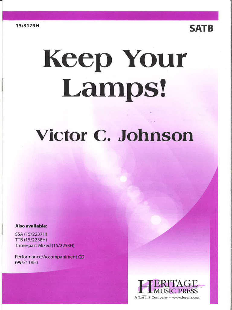 Kepp Your Lamps | PDF