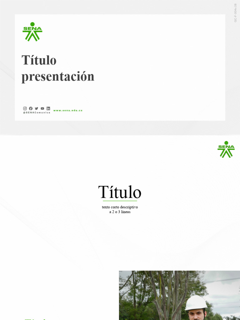 Formato Presentacion SENA V3 | PDF