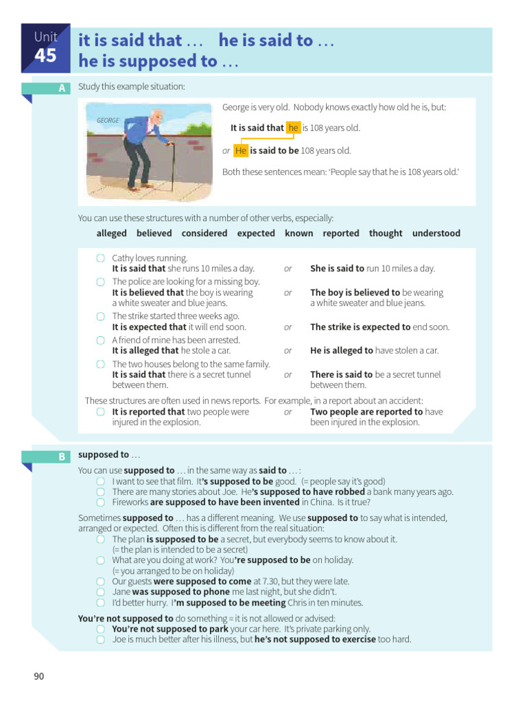 English Grammar in Use Intermediate 102 | PDF | Linguistics