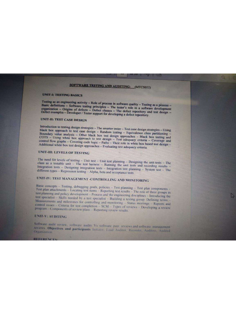 Software Testingand Auditing Pdf