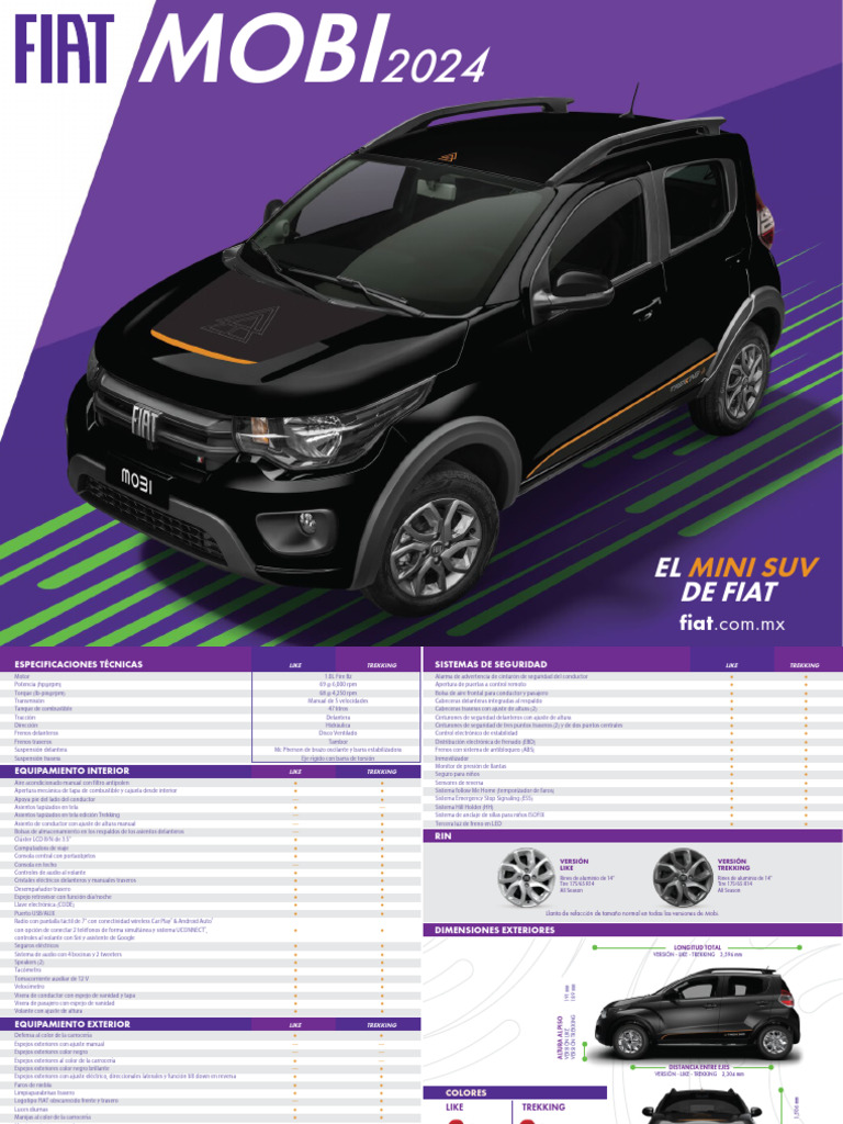 ficha-tecnica-jun23-fiat-mobi-2024-28x215.5 (1) | PDF | Sistema de freno antibloqueo | Industria ...