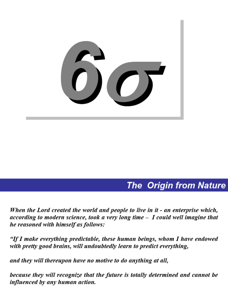 Six Sigma | PDF | Six Sigma | Design For Six Sigma