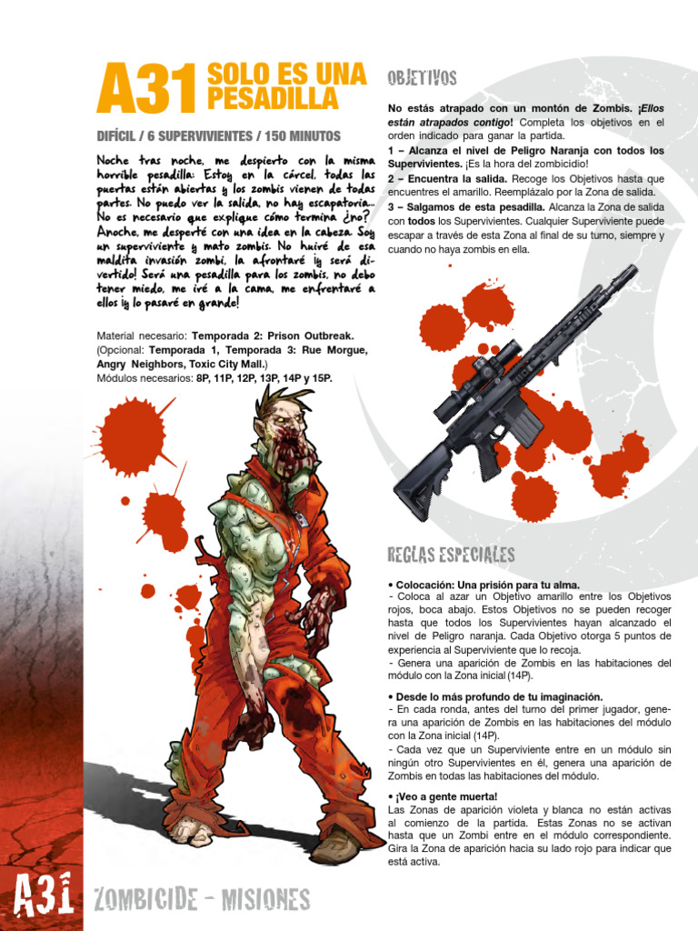 A31 - Sólo Es Una Pesadilla (PO) | PDF | Zombis