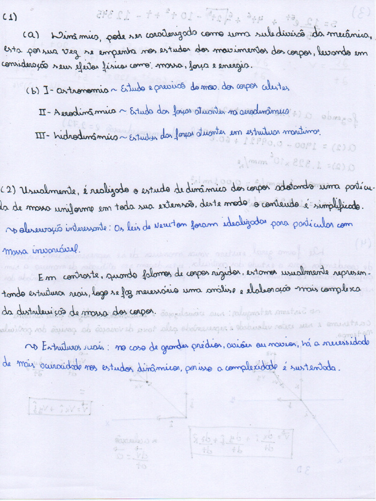 Prova I Mecânica II | PDF