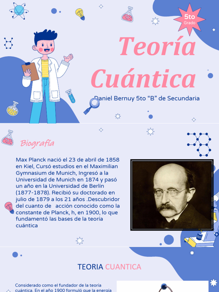 3.21 Teoria Cuantica (Max Planck) | PDF
