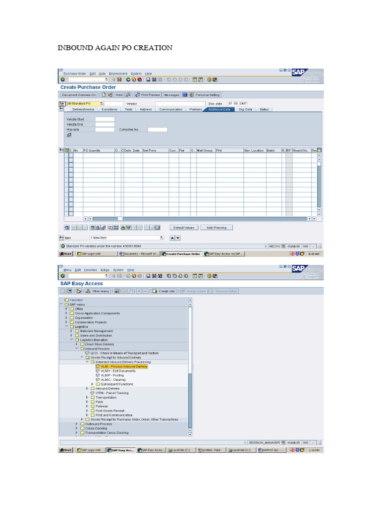eWM-03 - Inbound Processing | PDF