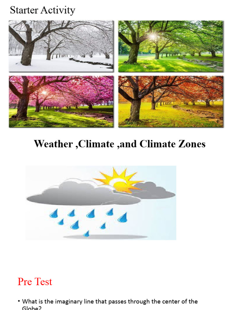Weather, Climate and Climatic Zones Part 1 - 1683647879 | PDF