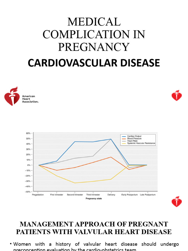 Pregnancy Cardiovascular Complications | PDF | Heart | Heart Valve