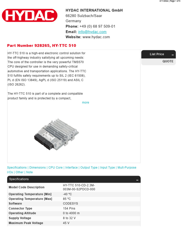 Hy TTC510 | PDF | Computing | Electrical Engineering