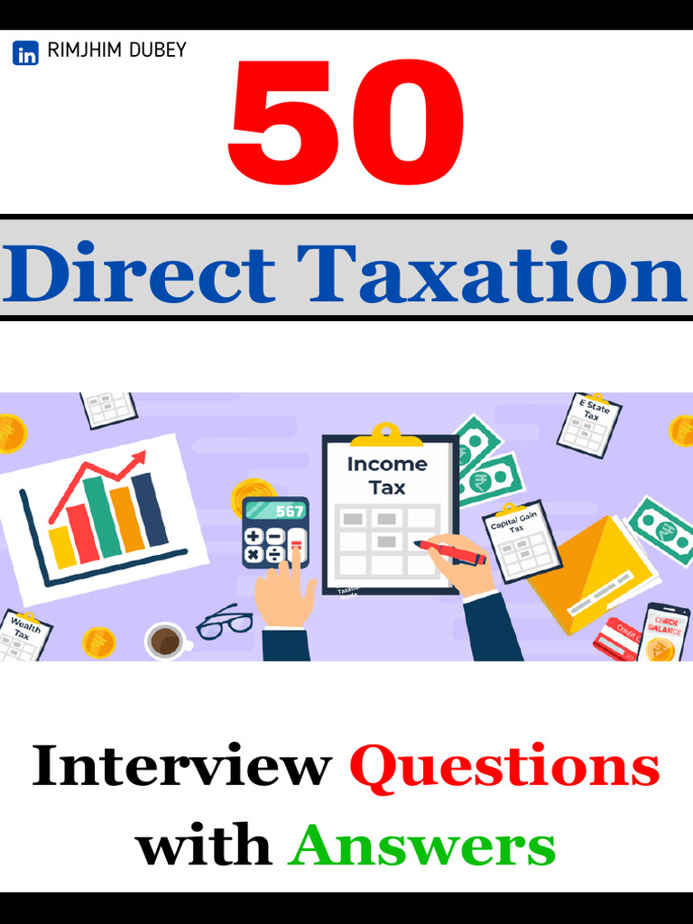 Direct Taxation Interview Q&A Guide | PDF | Taxes | Tax Deduction