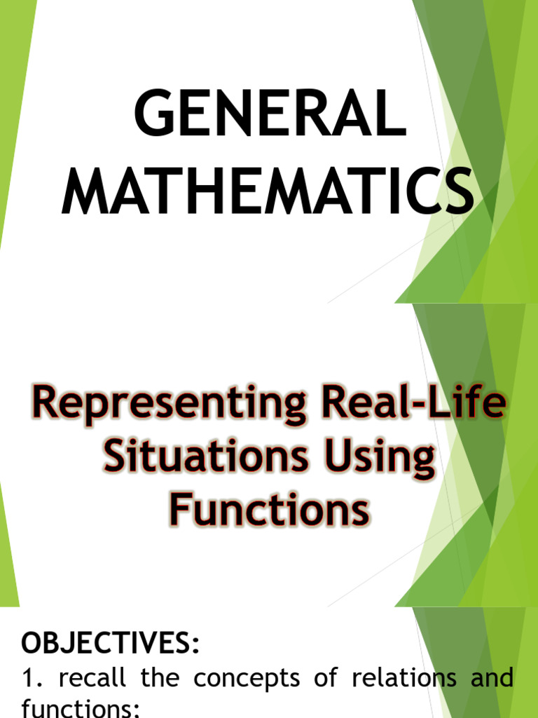 1 2 - Represent Real Life Situations - Evaluating - Functions | PDF | Function (Mathematics ...