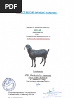 Goat Farming Project Report | PDF | Meat | Agriculture