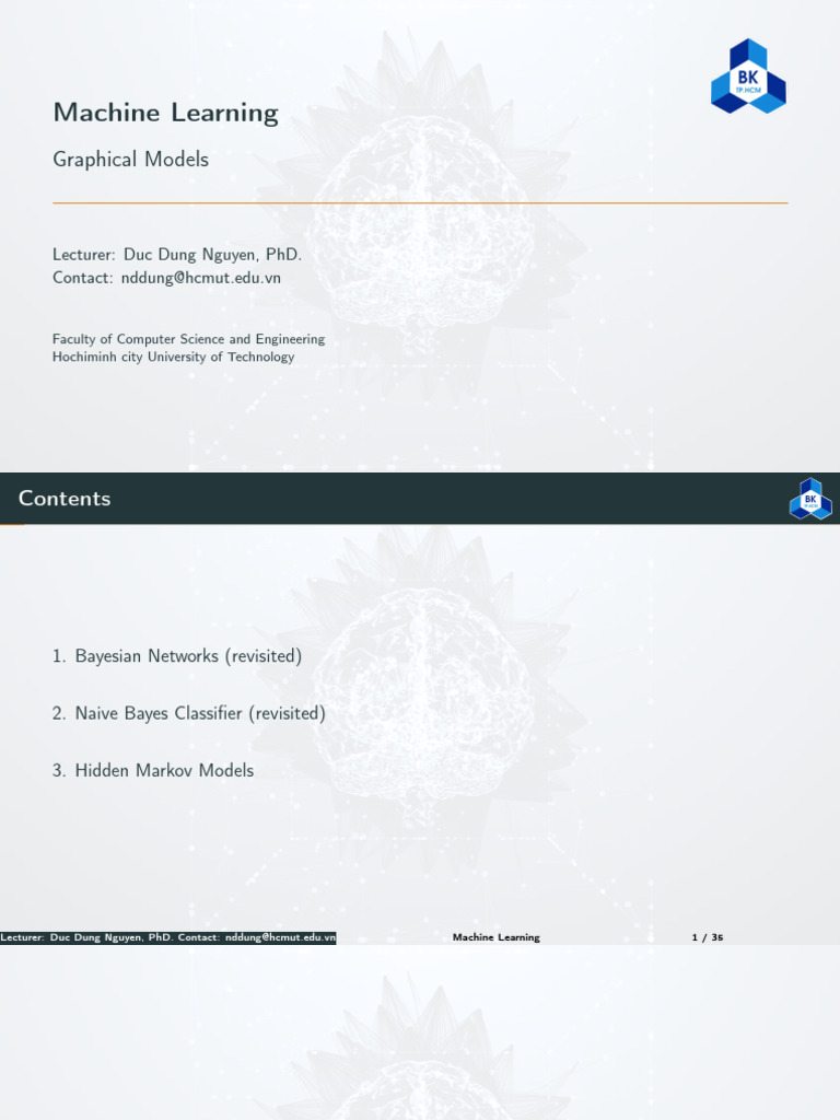 Chapter 5 - Graphical Models | PDF | Learning | Cognition