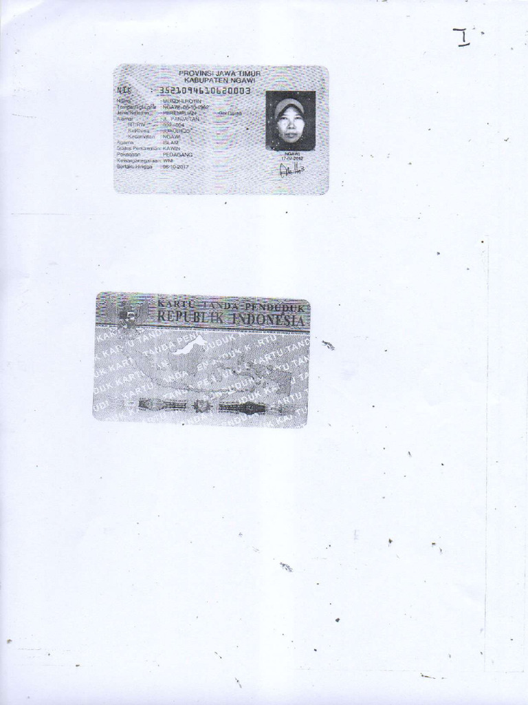 KTP KK Penjual | PDF