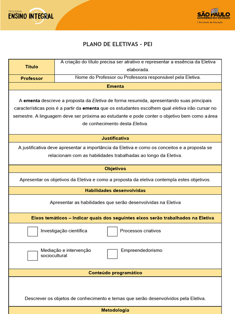 Ementa Eletiva | PDF | Conhecimento | Método científico
