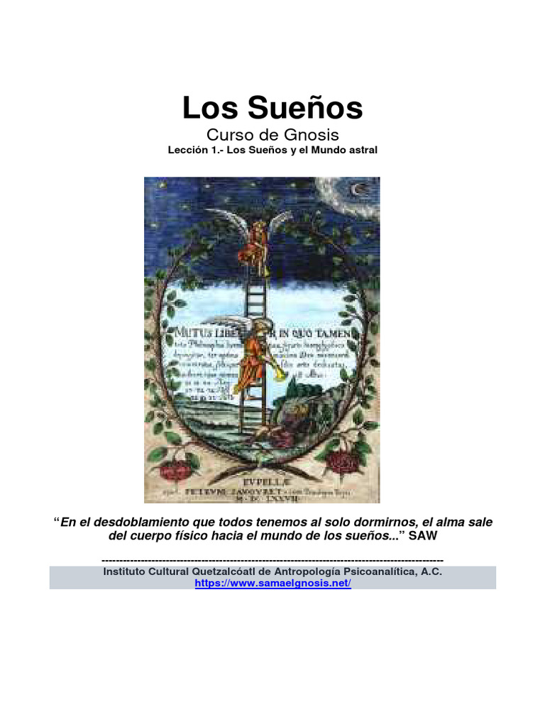 Gnosis y Sueños: Lección 1 | PDF | Sueño | Alma