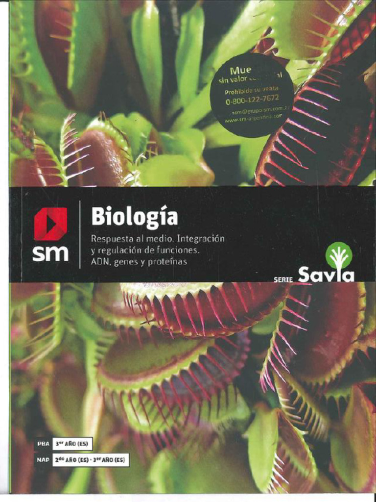 3 Biologia Ed SM Serie Savia - Compress 1 | PDF