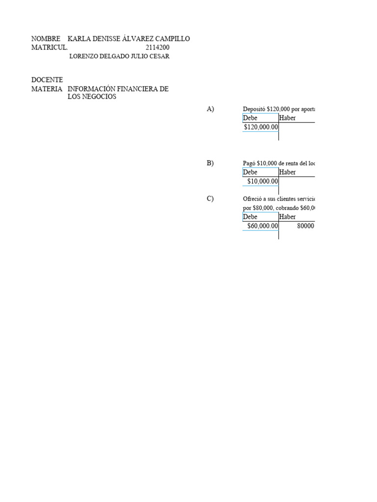 Evi. 1 Karla Alvarez | PDF | Bancos | Inversiones