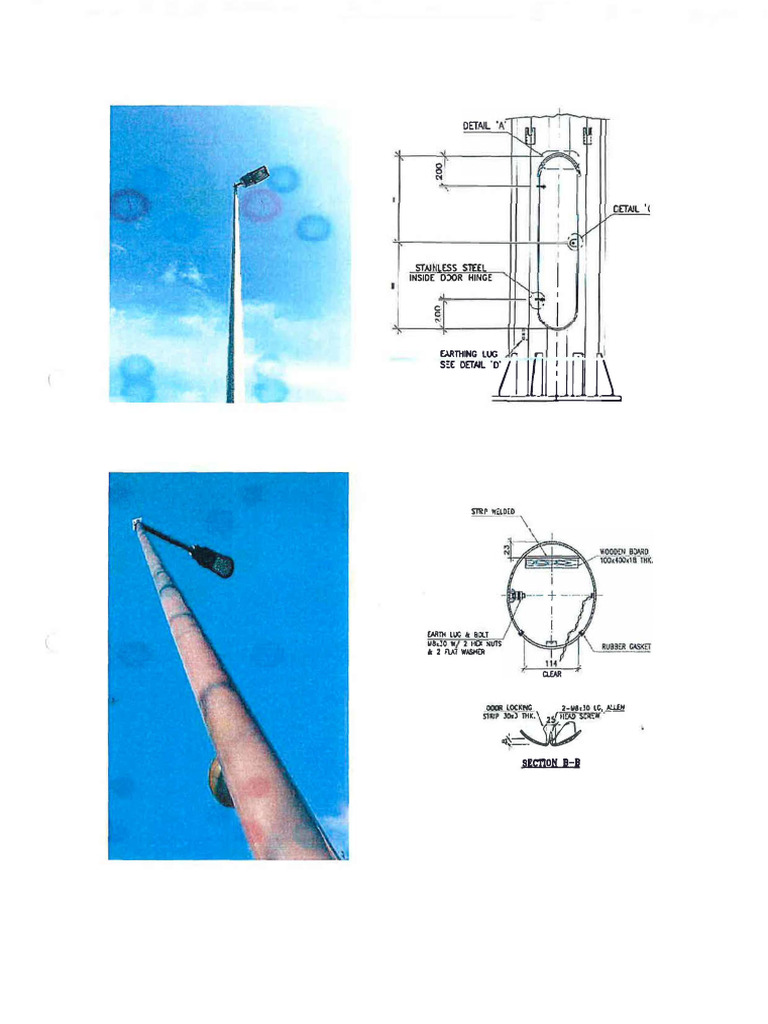 Sample Calcualtion - 12m SL Pole 20m High Mast1 | PDF
