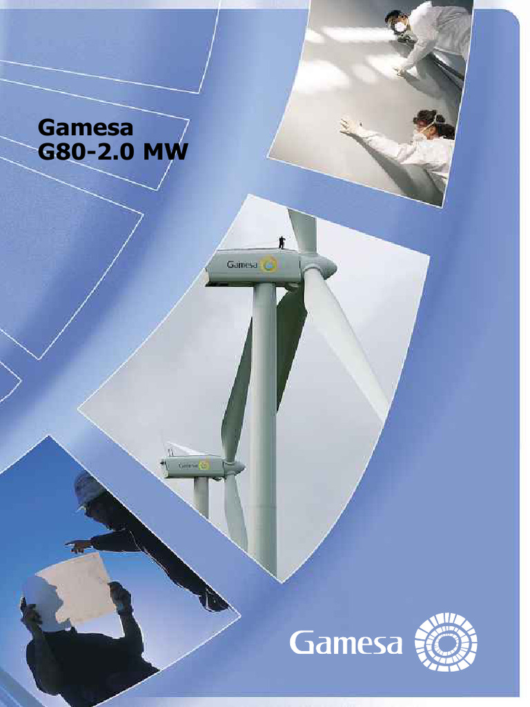 Gamesa G80 2.0 MW | PDF | Ingenieria Eléctrica | Electricidad