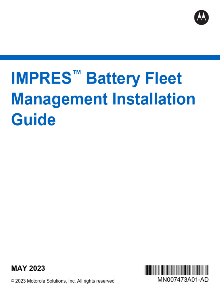 MN007473A01-AD Enus Battery Fleet Management Installation Guide | PDF | Installation (Computer ...