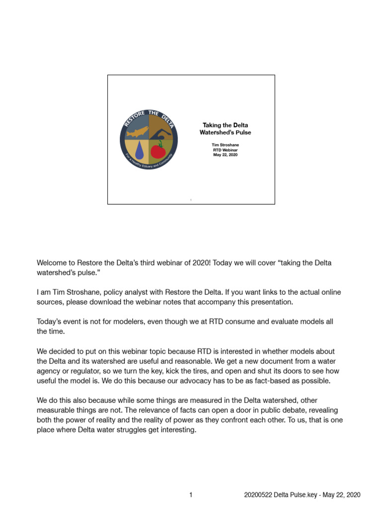 Delta Pulse Presentation | Download Free PDF | Earth Sciences | Hydrology