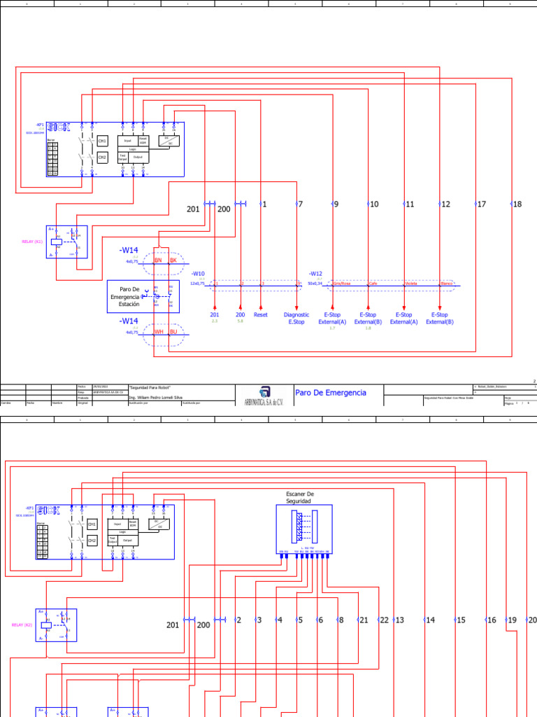 Diagramas Conexion Robot Kuka | PDF