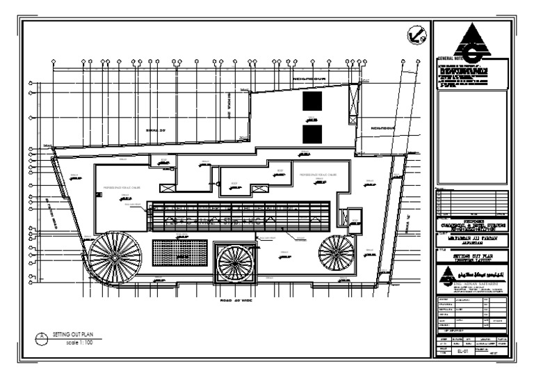 El-01 Setting Out Plan | PDF