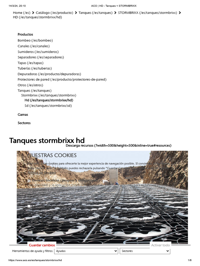 ACO _ HD - Tanques _ STORMBRIXX | PDF