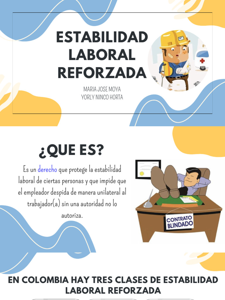 Estabilidad laboral reforzada | PDF | Derecho laboral | Invalidez