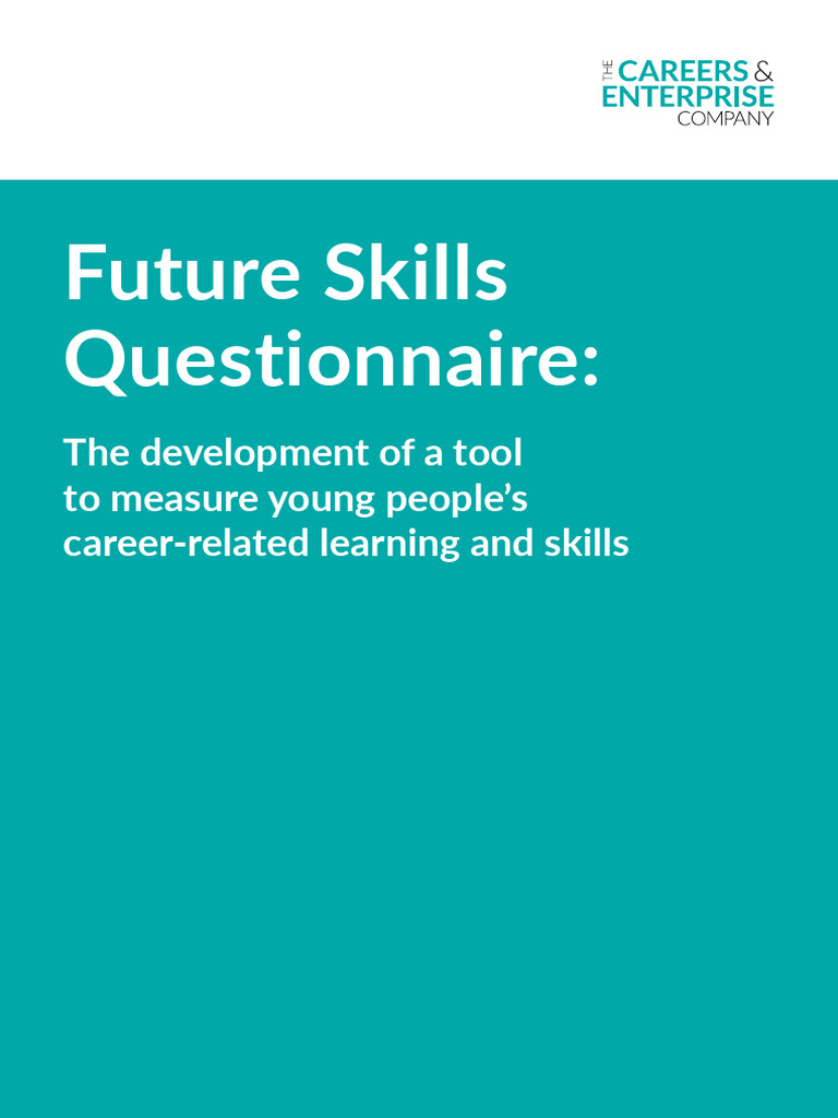 Future Skills Questionnaire Overview | PDF | Questionnaire | Learning
