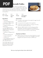 Preppy Kitchen Waffle Recipe | PDF | Waffle | Fat