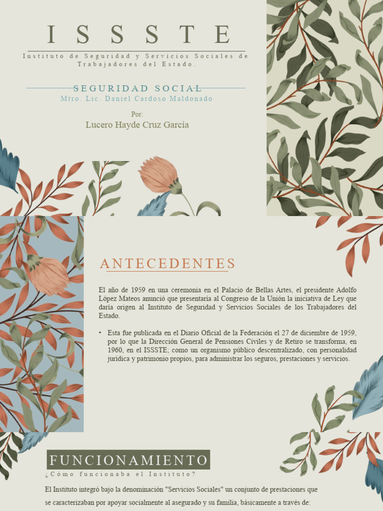 ISSSTE | PDF | Gobierno