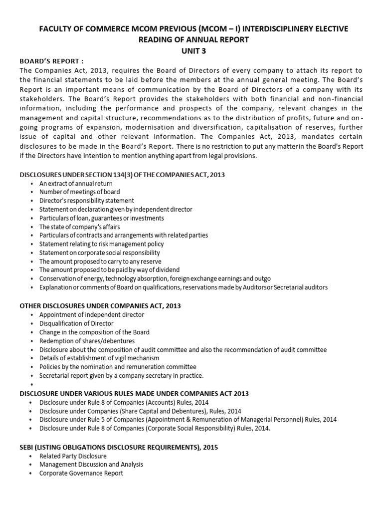 RAR Unit 3 Final | Download Free PDF | Auditor's Report | Audit