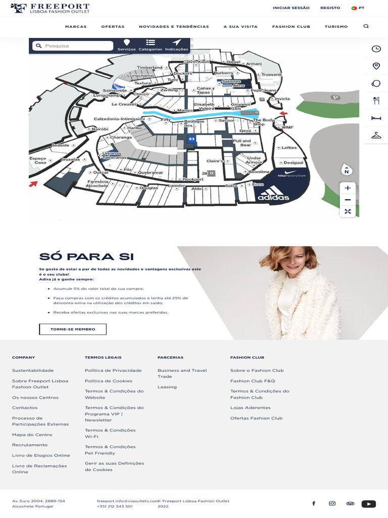 Freeport Lisboa Fashion Outlet - Venue Map | PDF