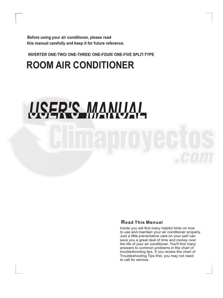 CS464 U2 Users Manual CP Compressed | PDF | Air Conditioning | Waste