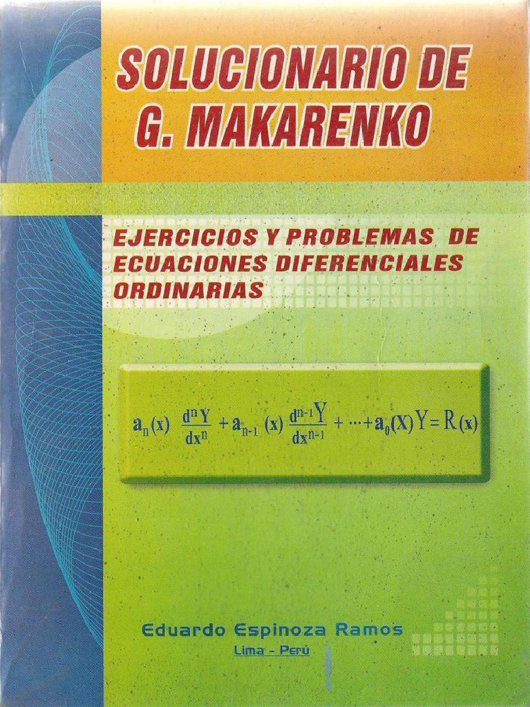 Ecuaciones Diferenciales Ordinarias - Makarenko Solucionario | PDF