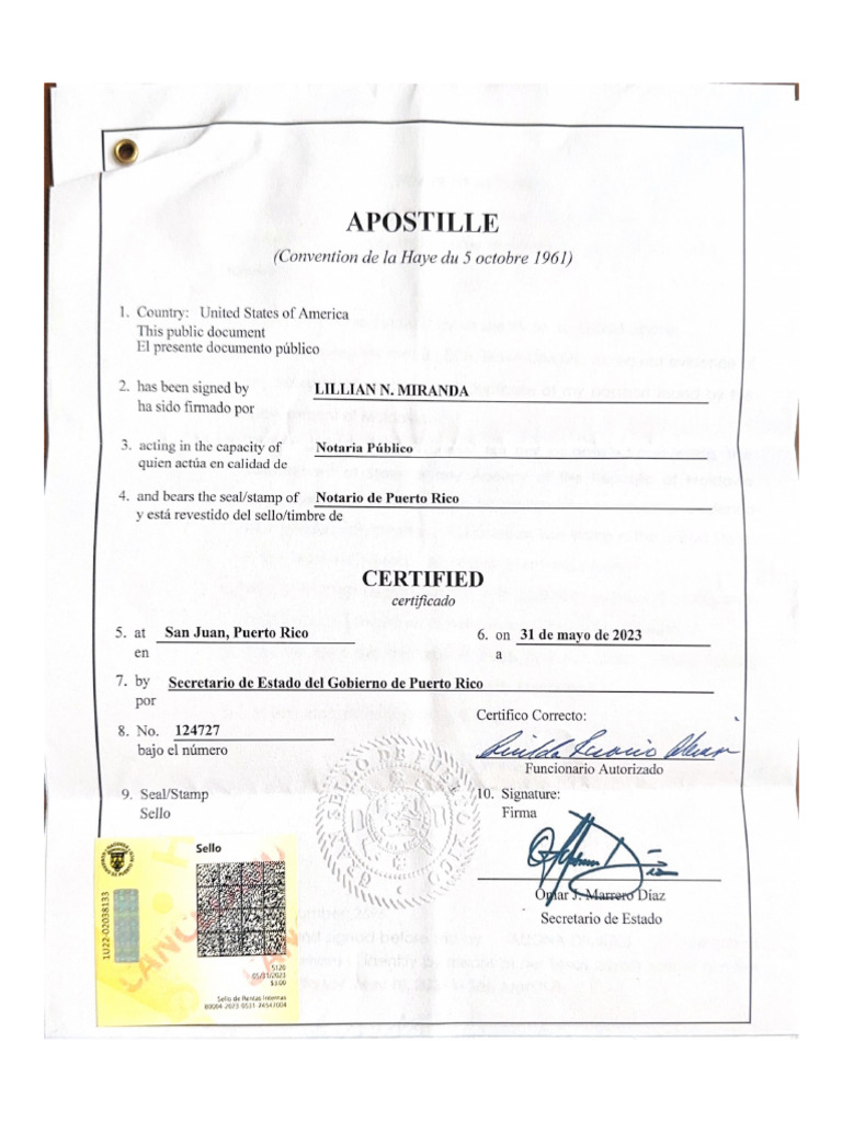 APOSTILLE | PDF