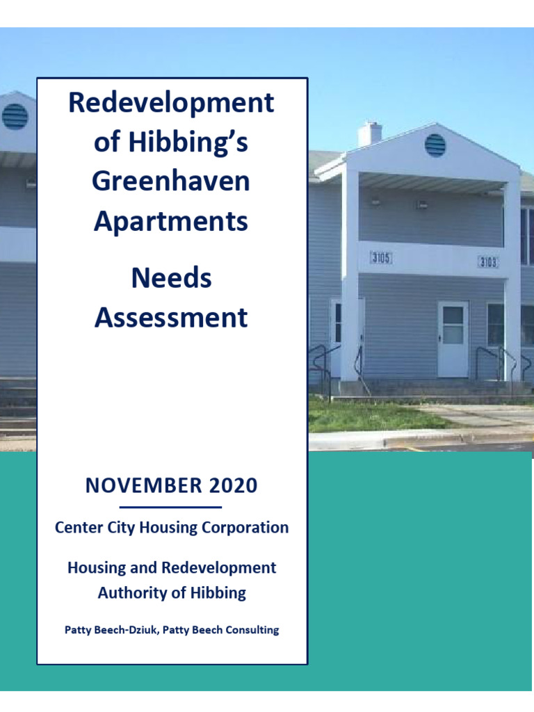 Redevelopment of Hibbing's Greenhaven Apartments: Needs Assessment ...