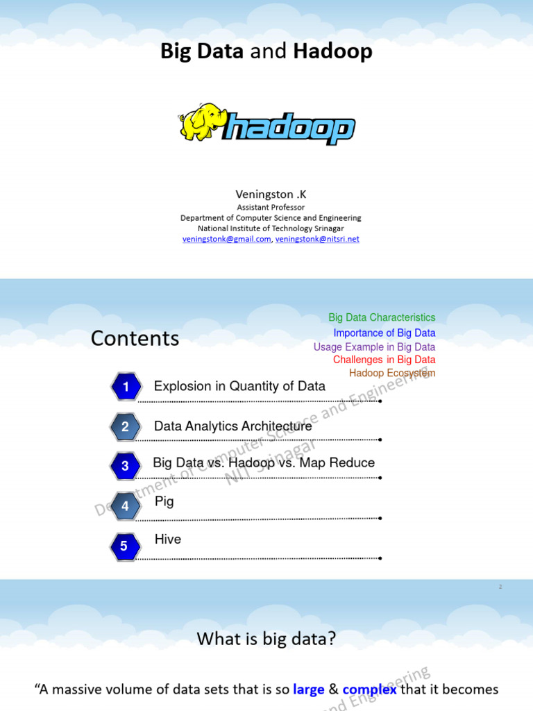 BD Merged | Download Free PDF | Apache Hadoop | No Sql
