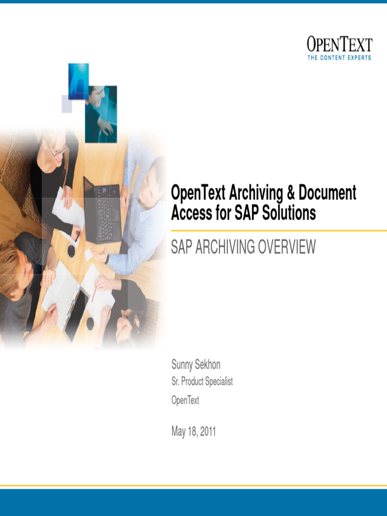 SAP Archiving | PDF | Web Server | Internet & Web