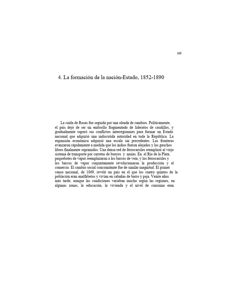 David Rock Argentina 1516 1987 Cap 4 | PDF | Buenos Aires | Argentina