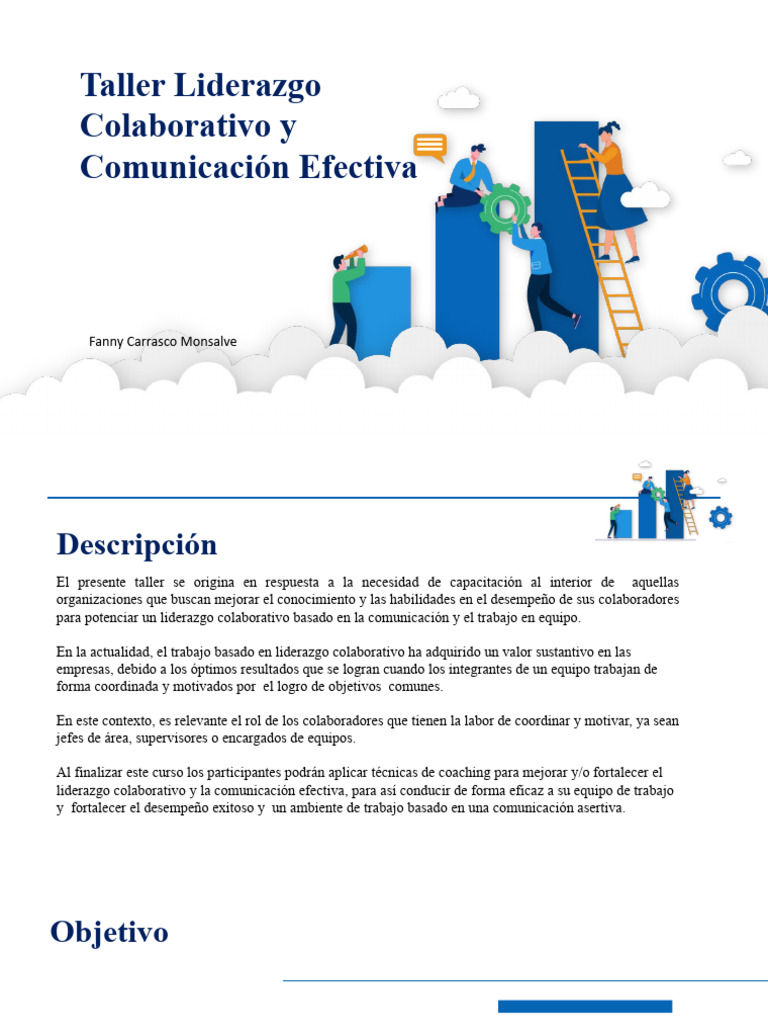 Taller de Liderazgo y Comunicación | PDF | Liderazgo | Sicología Taller de Liderazgo y Comunicación | PDF | Liderazgo | Sicología