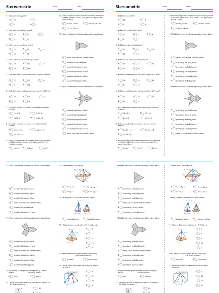 stereometrie-kvíz (2) (1) | PDF