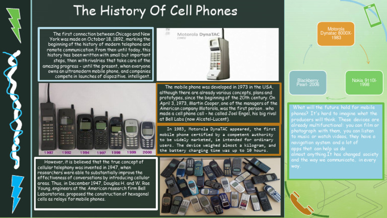 The History of Cell Phones 1 | PDF | Telephone | Mobile Phones