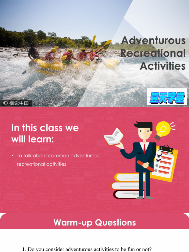 Adventurous Recreational Activities | PDF